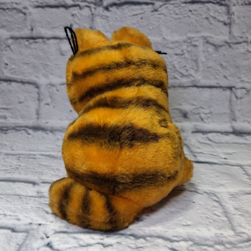 6 Inch VTG 1981 DAKIN GARFIELD Sitting Fat Cat Plush Stuffed Toy | eBay