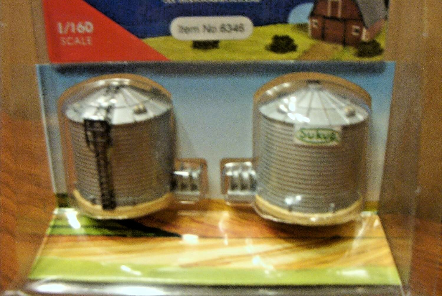 IMEX N SCALE SIKUP GRAIN TOWERS (2) BUILT-UP STRUCTURES | eBay