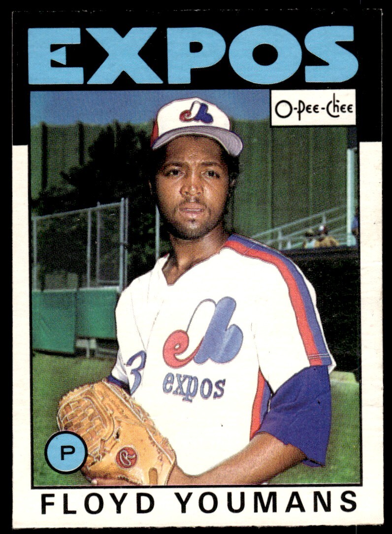 1986 O-Pee-Chee #346 Floyd Youmans - Montreal Expos - Rookie | eBay