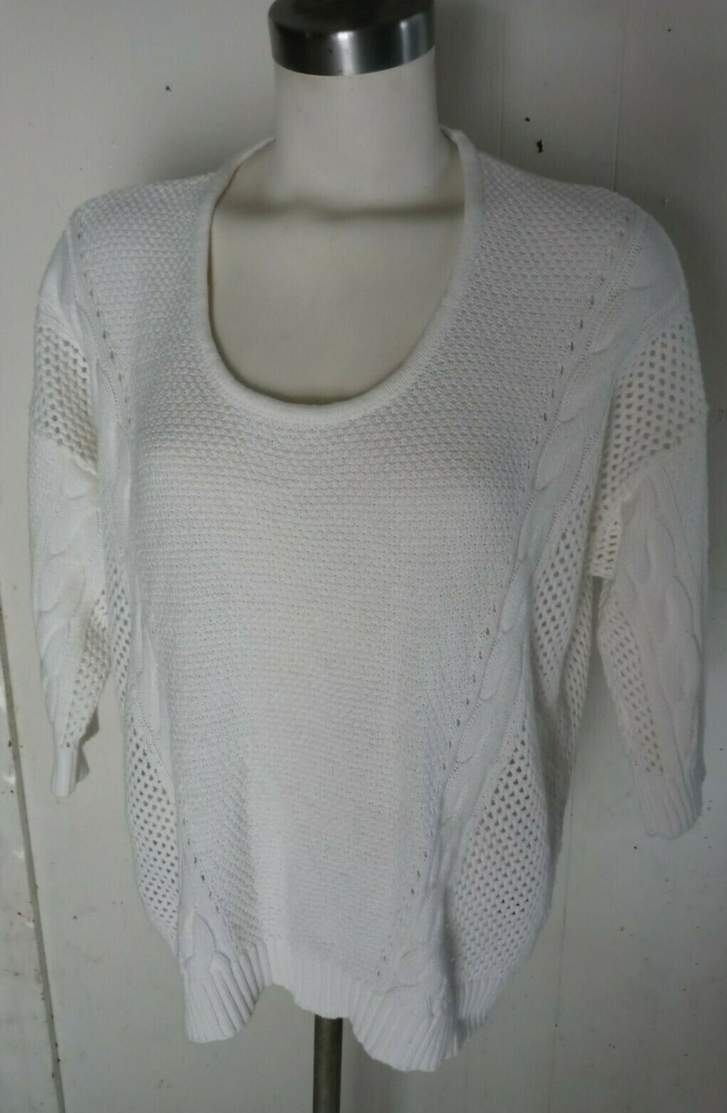 Contemporary Style Signature Studio sweater top contr… - Gem