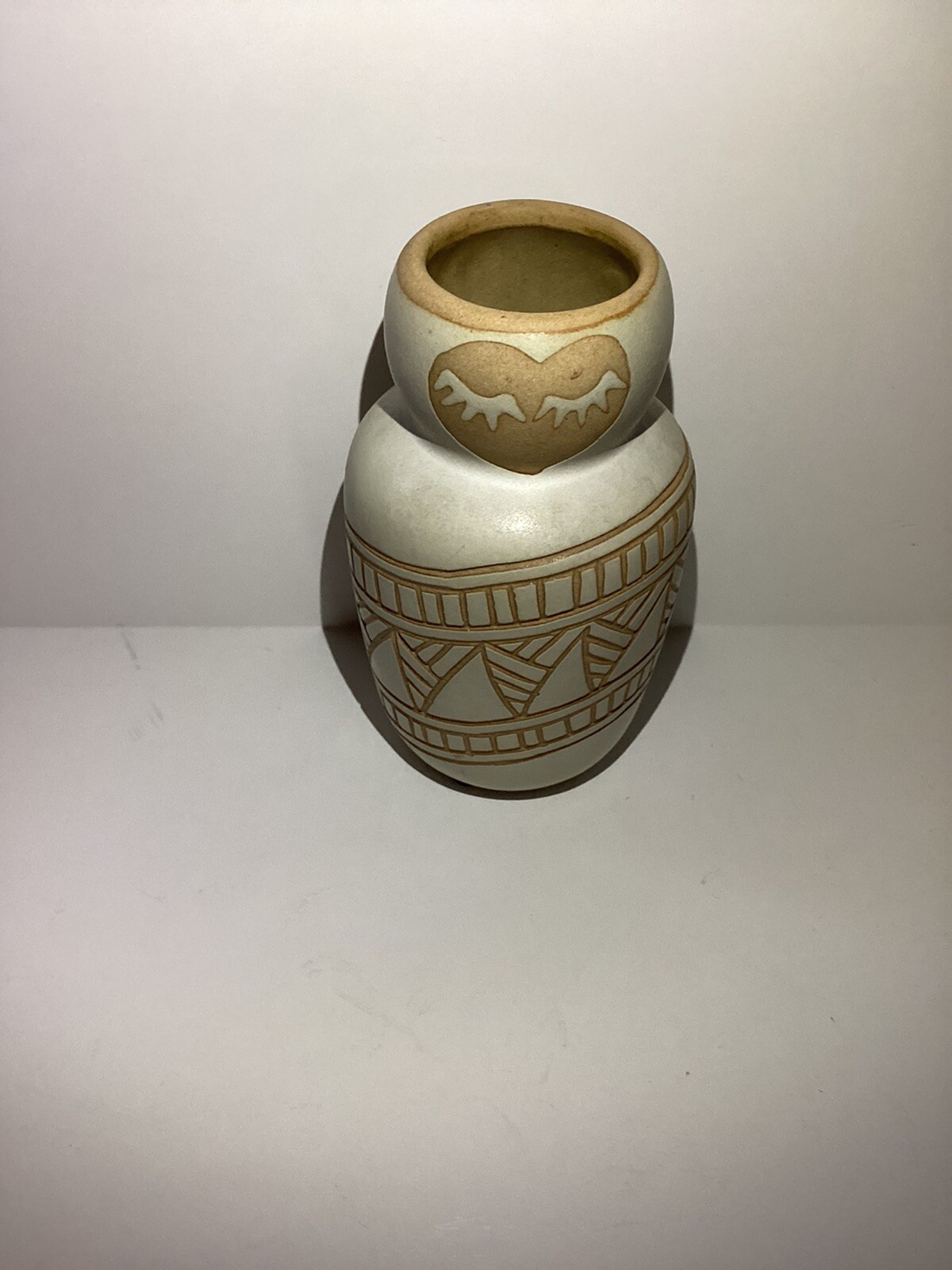 Vintage Anthropology 5” Vase. Hopi Shah Pottery Art. Made in Vietnam ...