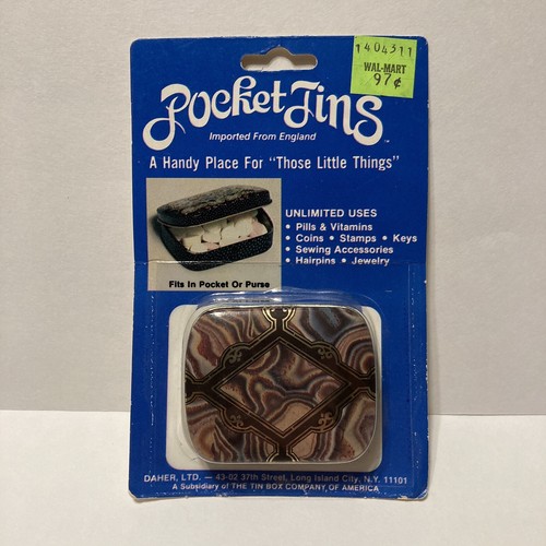 Vintage Pocket Tins A Handy Place For Those Little Things Metal England ...