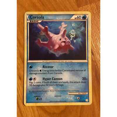 Corsola Pokémon Card | eBay