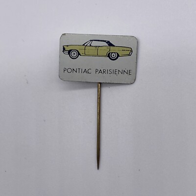 Vintage Pontiac Parisienne Automobile Metal Automotive Lapel Hat Stick ...