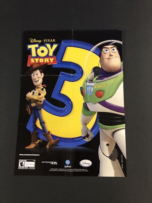 nintendo ds toy story 3 poster insert Only | eBay