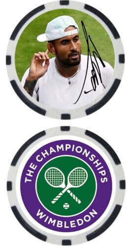 NICK KYRGIOS - 2022 WIMBLEDON - POKER CHIP - ***SIGNED*** | eBay