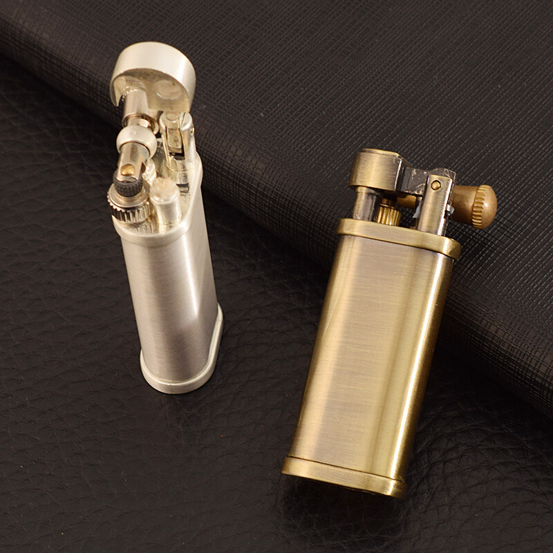VINTAGE RETRO STYLE ROLLER LIGHTER Trench Retro Fuel Saving Lighter O ...