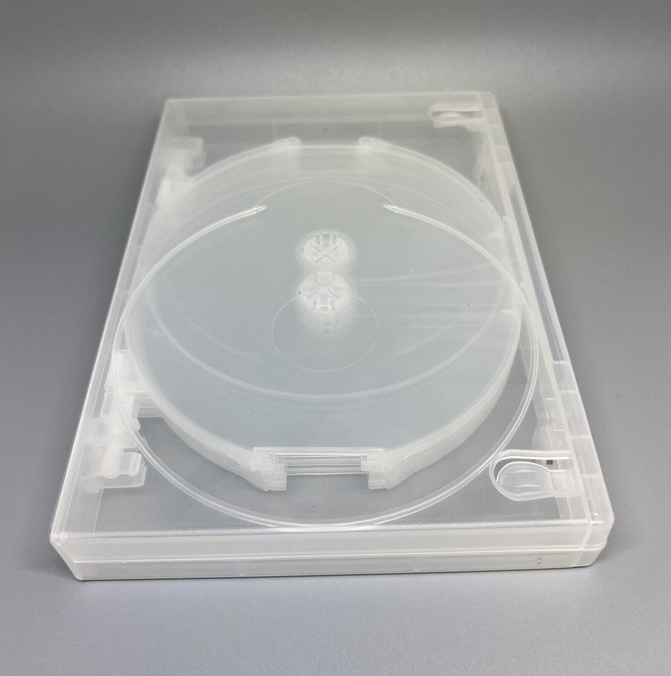 55 PCS TOP QUALITY 25MM 8-DISC DVD CASE, SUPER CLEAR, CLIP, VIVA25MM08 ...