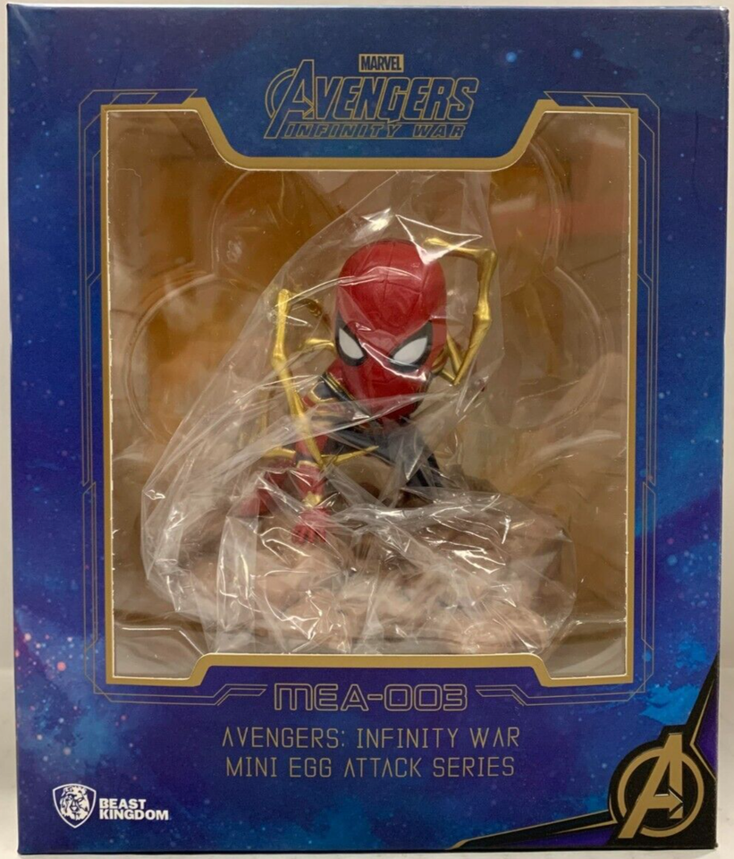 BEAST KINGDOM AVENGERS INFINITY WAR MEA-003 IRON-SPIDER MINI EGG ATTACK ...