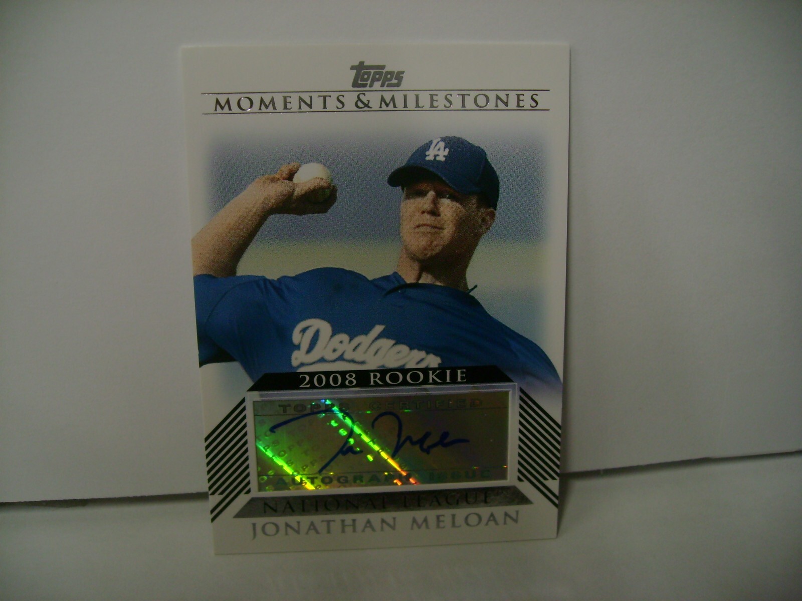 JONATHAN MELOAN 2008 TOPPS M/M AUTOGRAPH ROOKIE #RA-JM | eBay