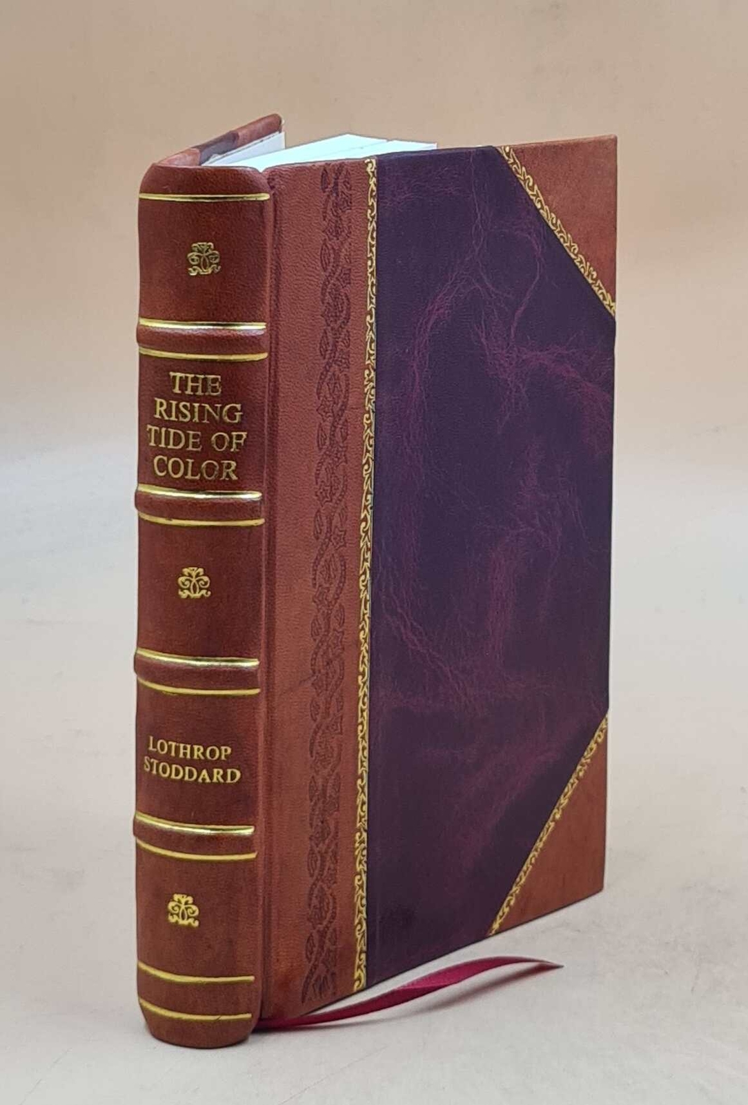 The Rising Tide of Color (1920) - Lothrop Stoddard 1920 [LEATHER BOUND ...