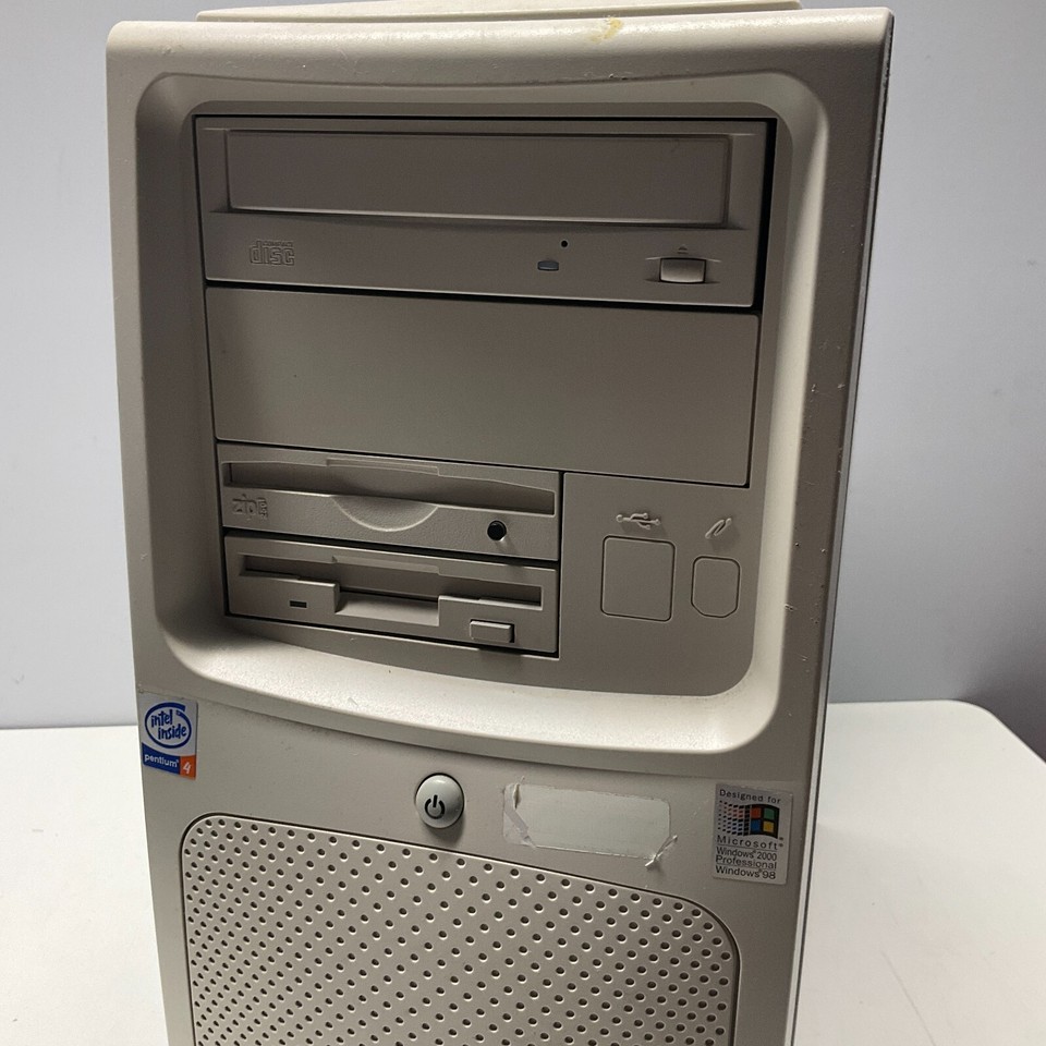 Gateway E4600 Vintage Retro PC Intel Pentium 4 256MB RAM NO HDD/OS Rare ...