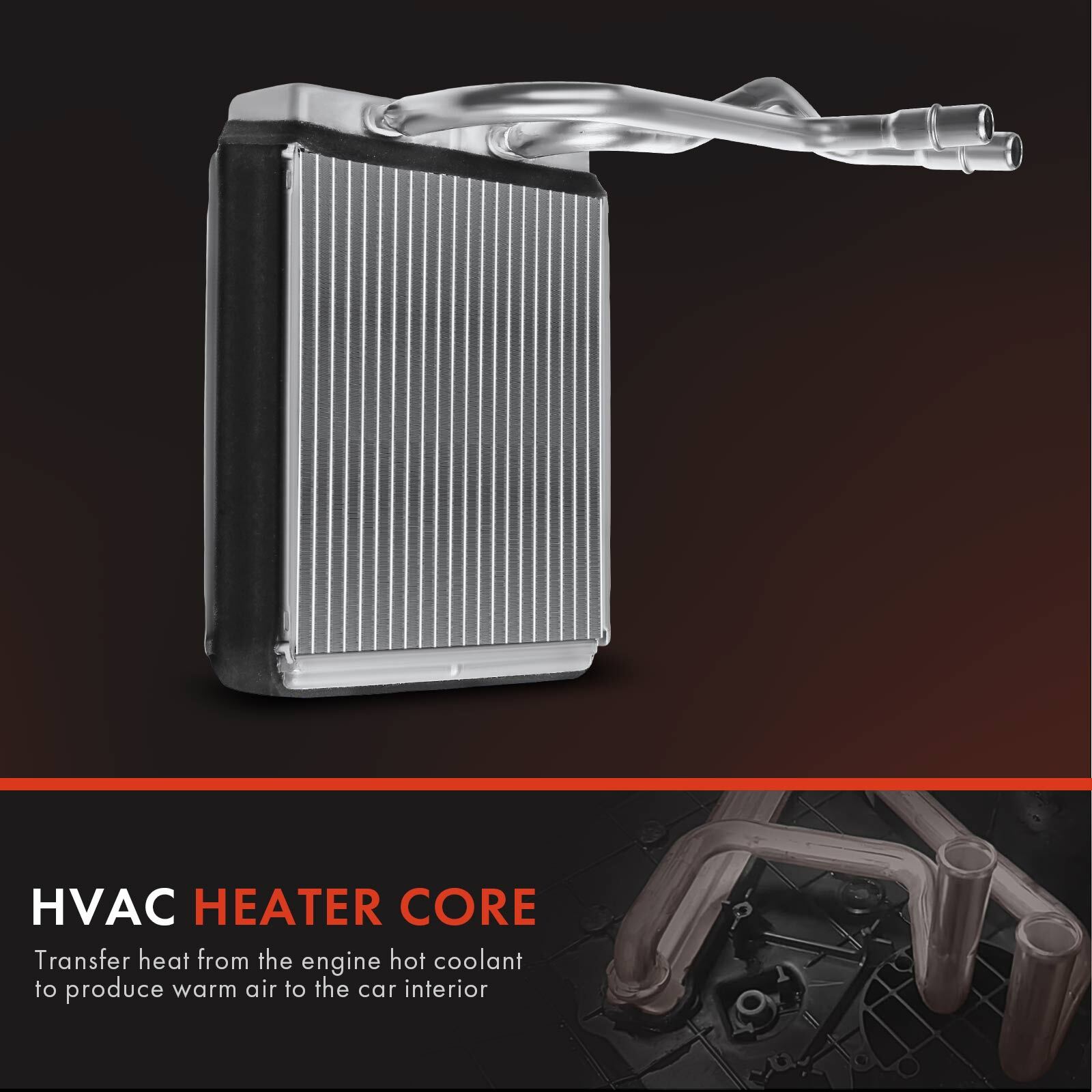 New HVAC Heater Core for Ford F-250 F-350 F-450 F-550 Super Duty 2003 ...