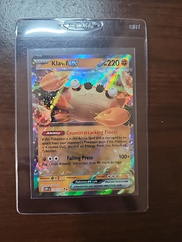 Pokémon TCG Klawf ex 120/197 Obsidian Flames Holo Double Rare NM | eBay