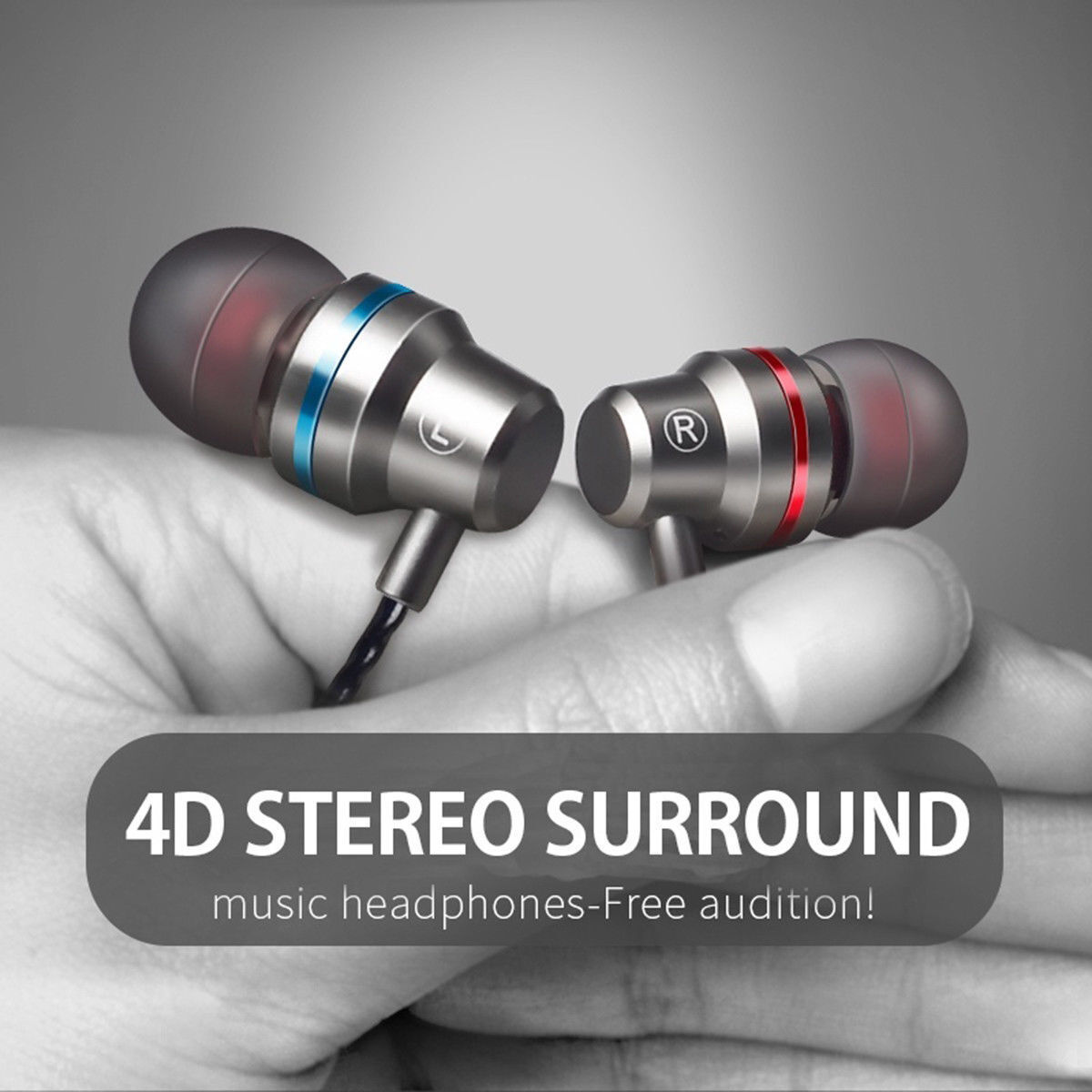3.5mm HIFI Super Bass Headset In-Ear Earphone Stereo Earbuds Headphone ...