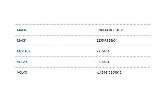 WABCO S Bushing Radial ABS Sensor Kit - 4410309012 R955604 for sale ...