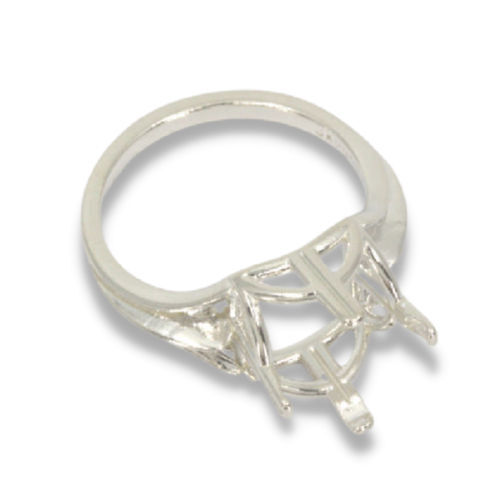 10mm-14mm Square 4 Prong Pre-notched Ring Mounting | eBay