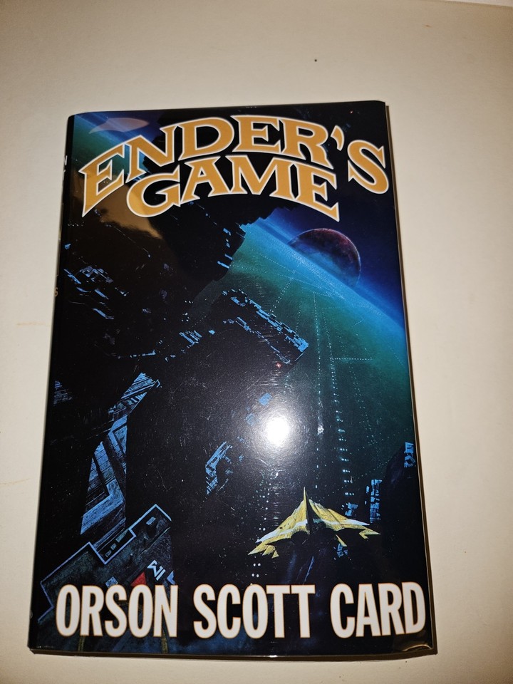 ENDERS GAME 1st revised hardcover printing 1991 Orson Card Scott HUGO ...