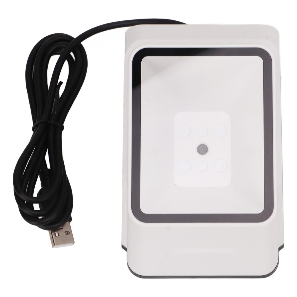 Ultra Decoding Desktop Barcode Scanner Fast Reading For Mobile Payment ...
