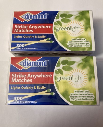 (2 boxes) (300 per box)Vintage Diamond Strike Anywhere Matches | eBay