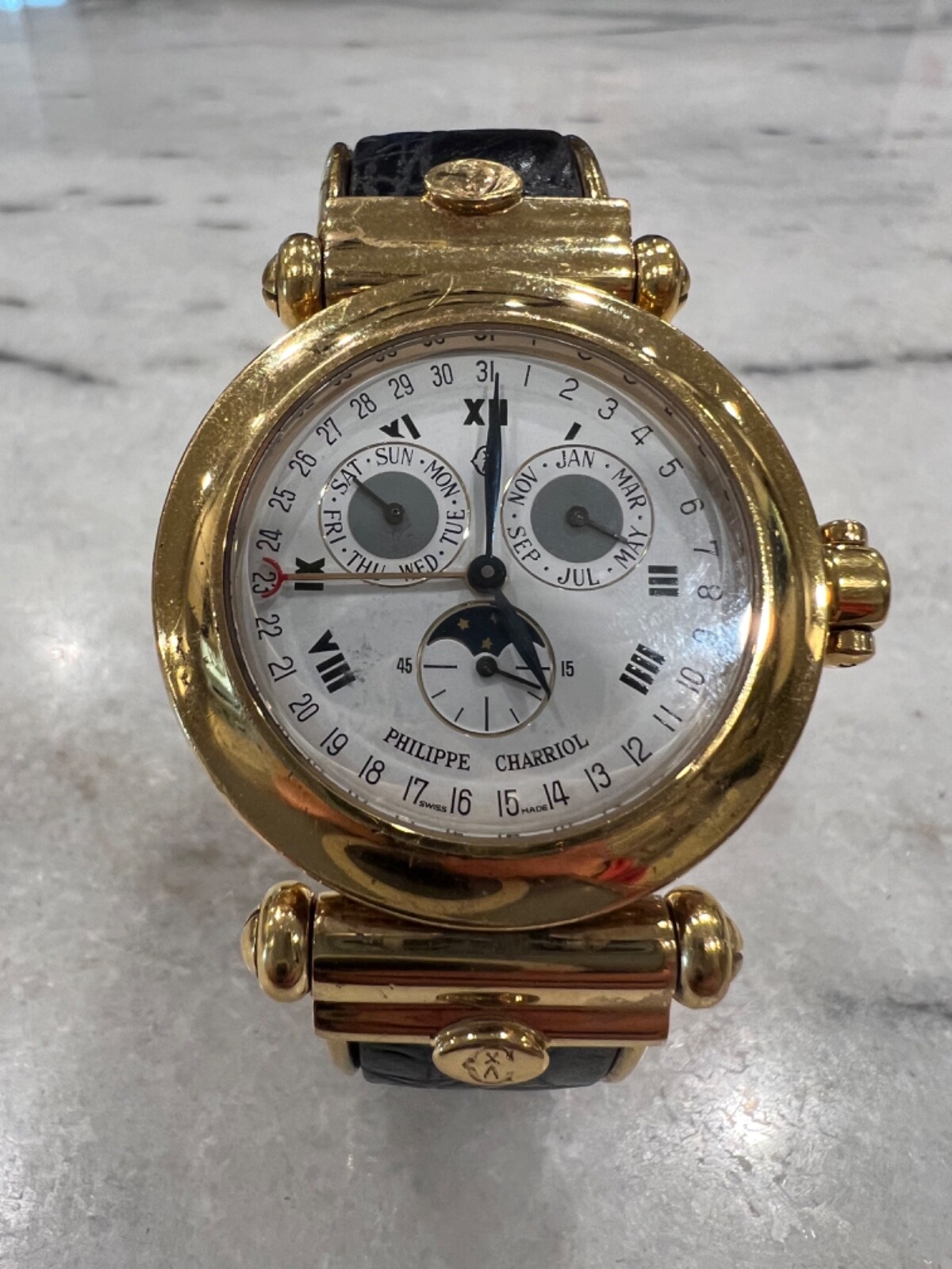 Philippe Charriol Moonphase Chronograph Christopher C… - Gem