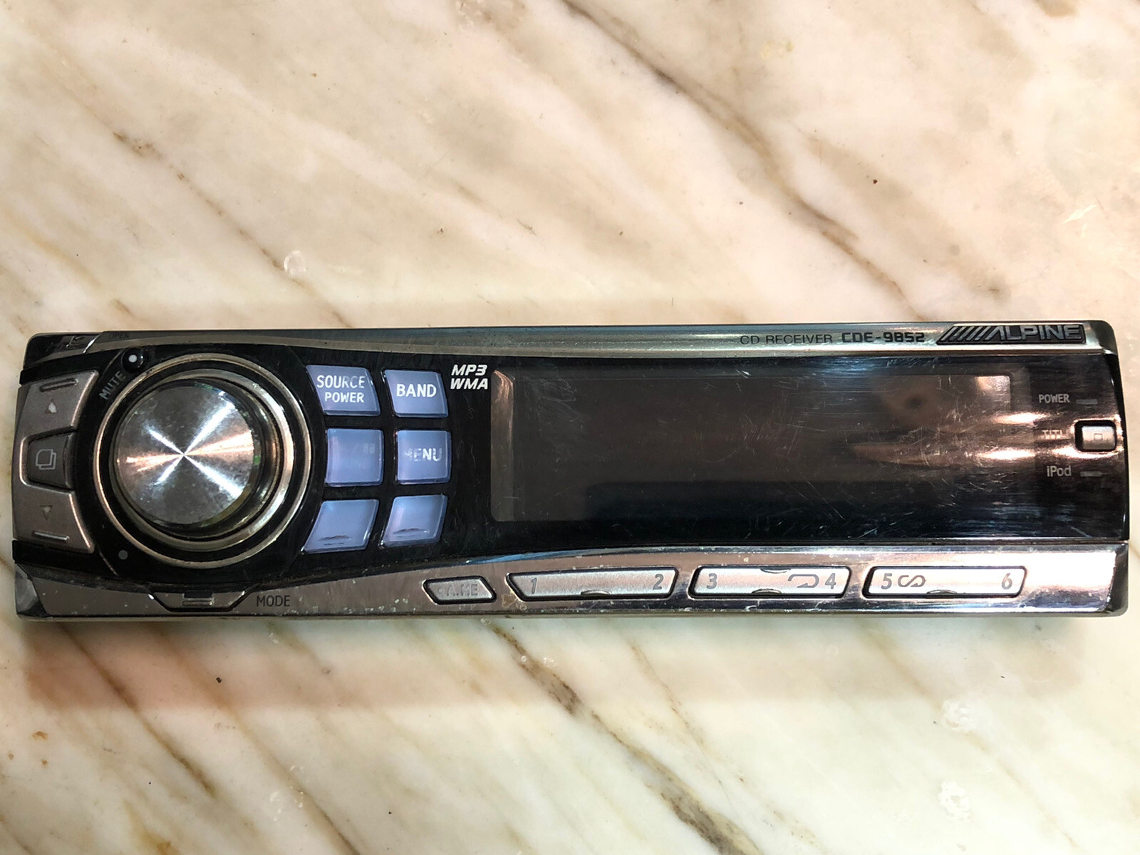 ALPINE CDE-9852 CAR STEREO ALPINE CDE-9852 FACEPLATE ONLY OEM🟠 | eBay