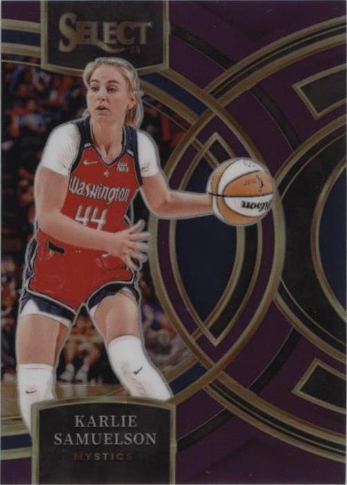 2024 Panini Select WNBA - Premier Level Karlie Samuelson #132 Purple ...