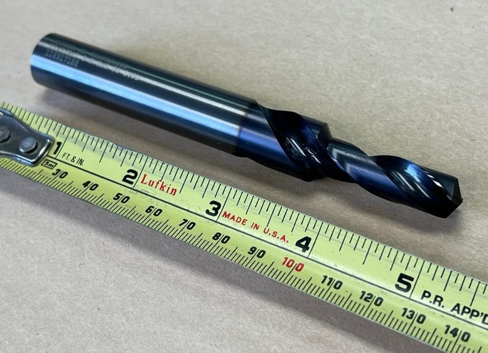 HANITA CARBIDE DRILL 11X5/8X1.3-2.1X5 ZBM9921100 90-140D 116917188 5 ...