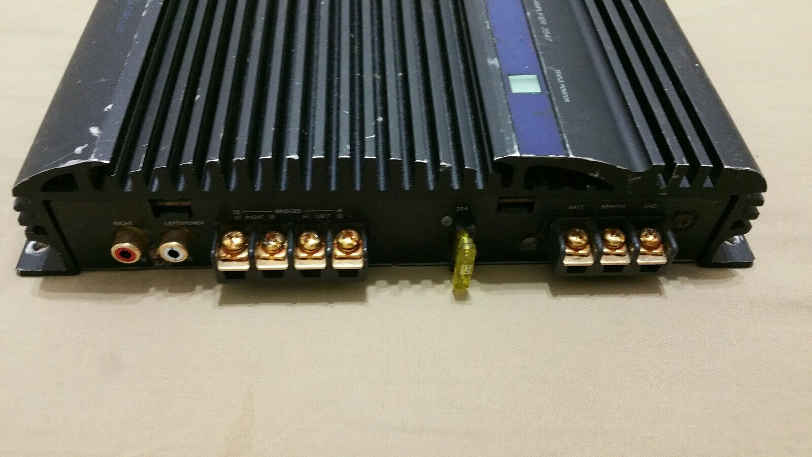 Alpine 3547 Bridgeable 2 CH Car Power Amplifier Old School tested duo-B ...