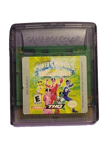 2001 POWER RANGERS: TIME FORCE Game Cartridge, Nintendo GameBoy Color ...