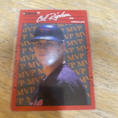 1990 Donruss Cal Ripken Jr. Error Card No DOT After "INC" HOF #BC-18 | eBay