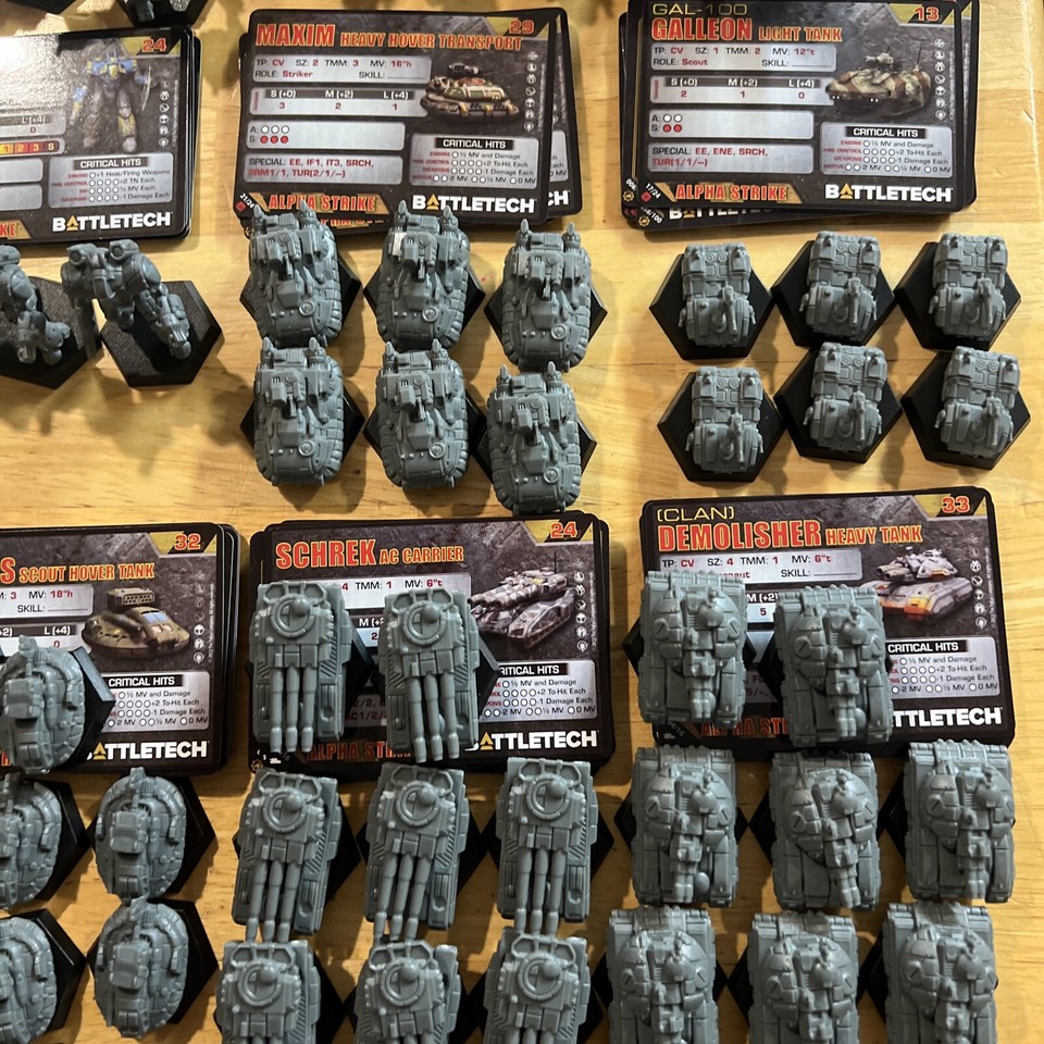Battletech - Large Selection of Individual Vehicles [Mercenaries ...