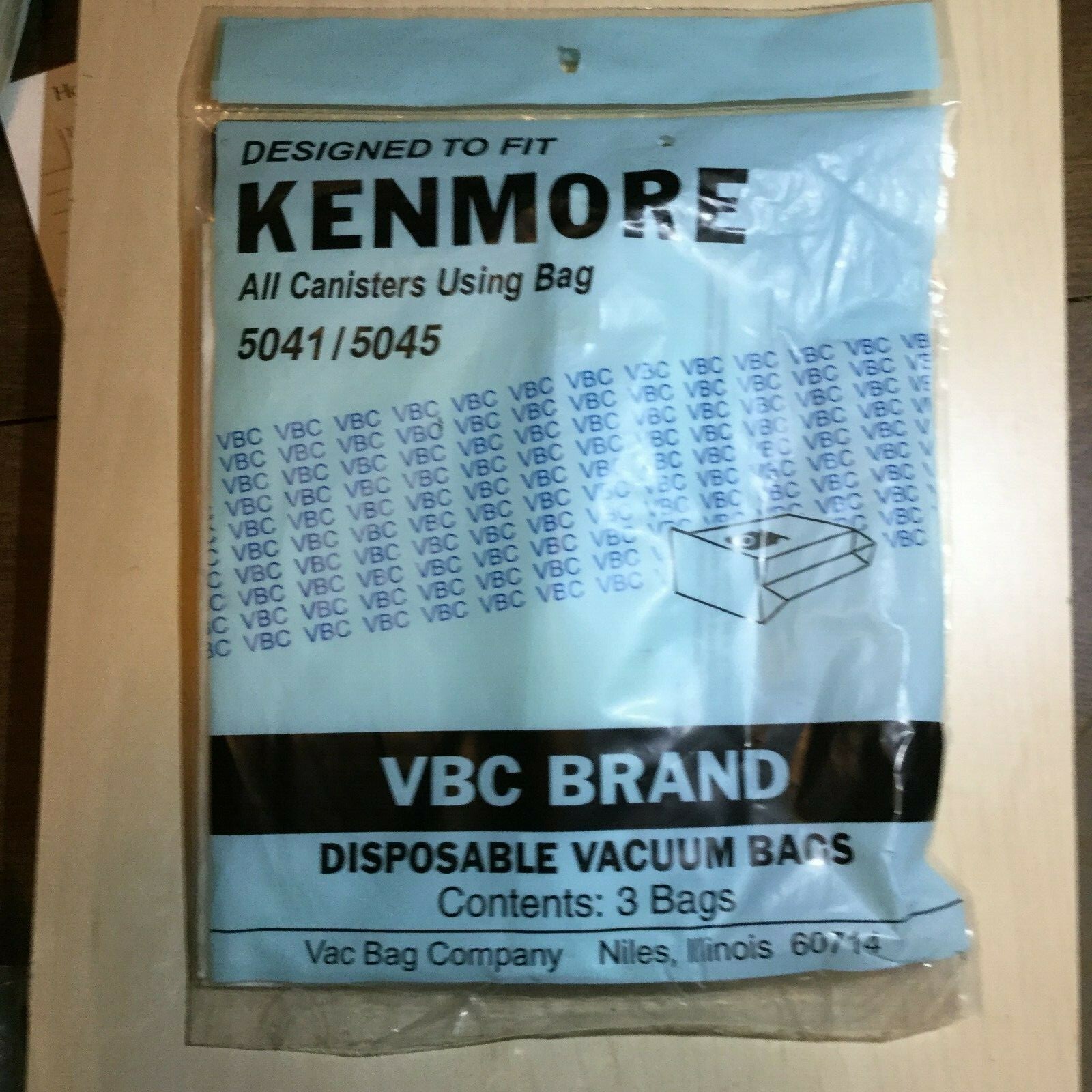 VBC Kenmore 5041/ 5045 ALL CANISTERS USING BAG 5041 / 5045 SEARS | eBay