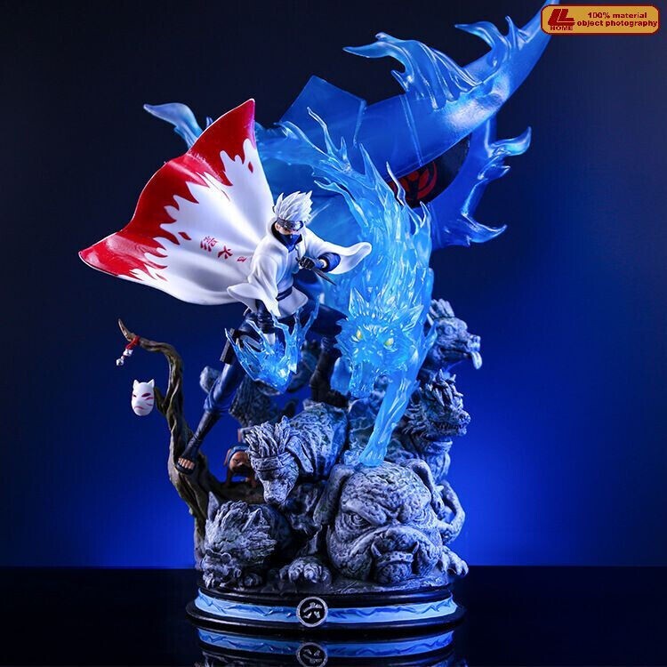 Anime ninja Shppuden Hatake Kakashi Susanoo Eye Sharingan Figure Statue ...