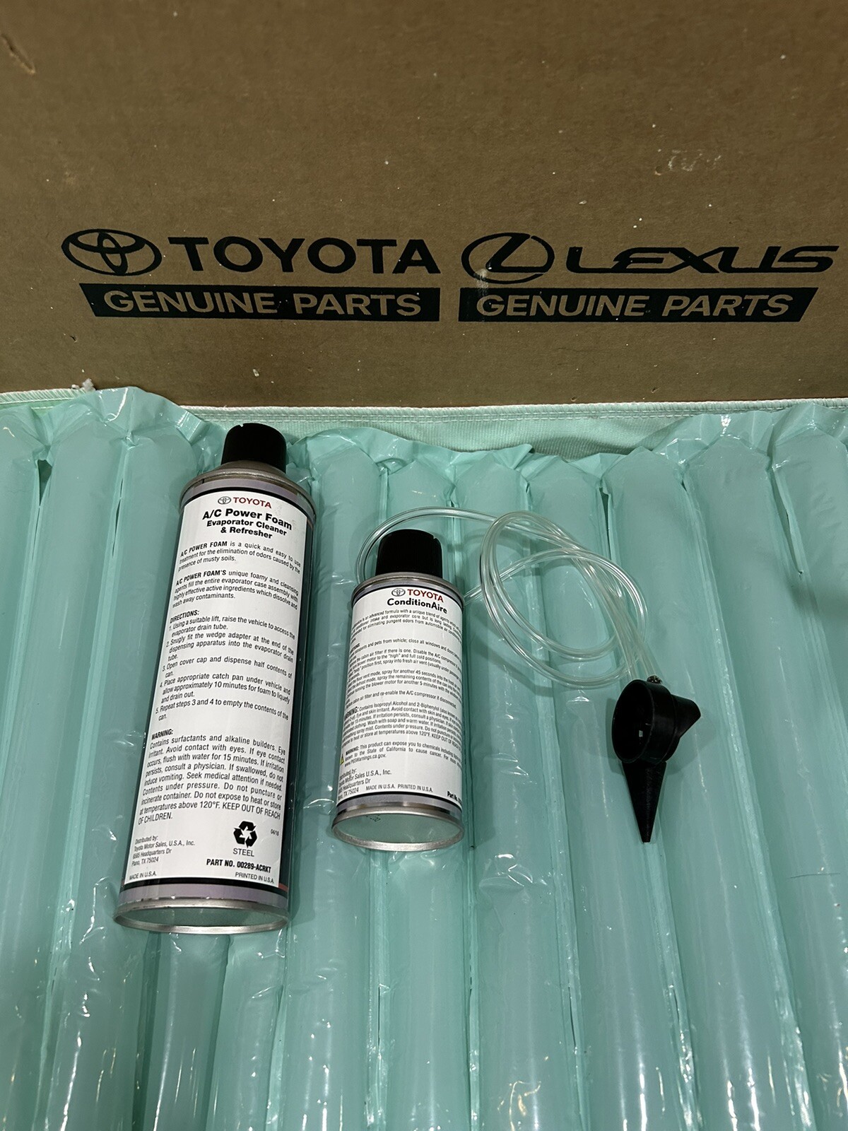 Toyota Genuine OEM A/C Power Foam Evaporator Cleaner & Refresher Kit | eBay
