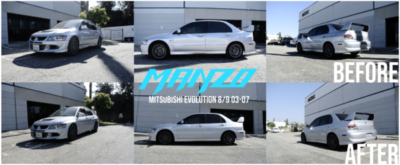 Manzo MZ Coilovers Lowering Suspension for Mitsubishi Lancer Evolution ...