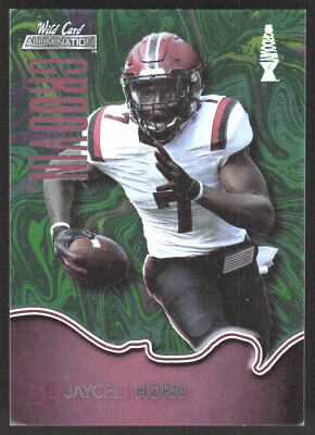 2021 Wild Card Alumination #GG-14 Jaycee Horn NRMT or Better | eBay