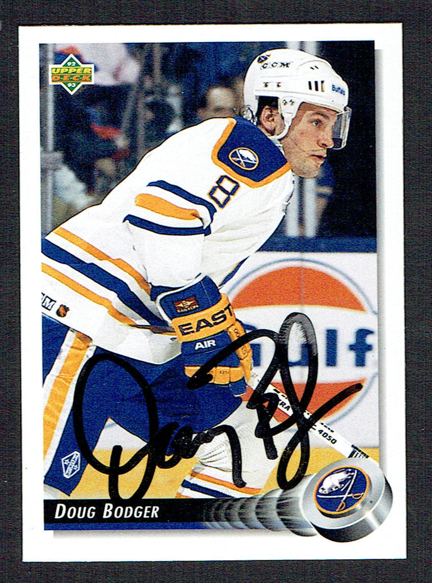 Doug Bodger #207 signed autograph auto 1992-93 Upper Deck Hockey Card ...