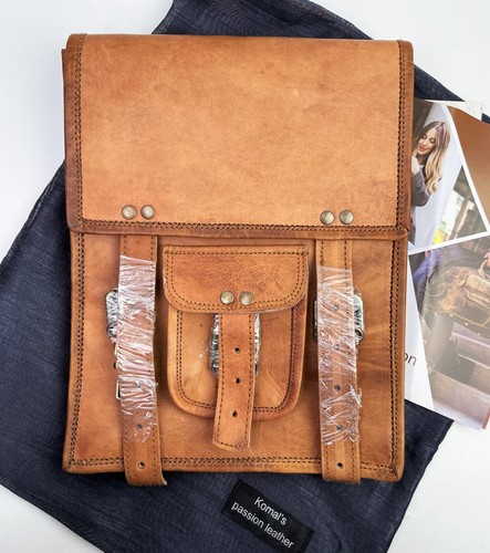 Komal's Passion Leather 11 Inch Sturdy Leather Satchel iPad Messenger ...