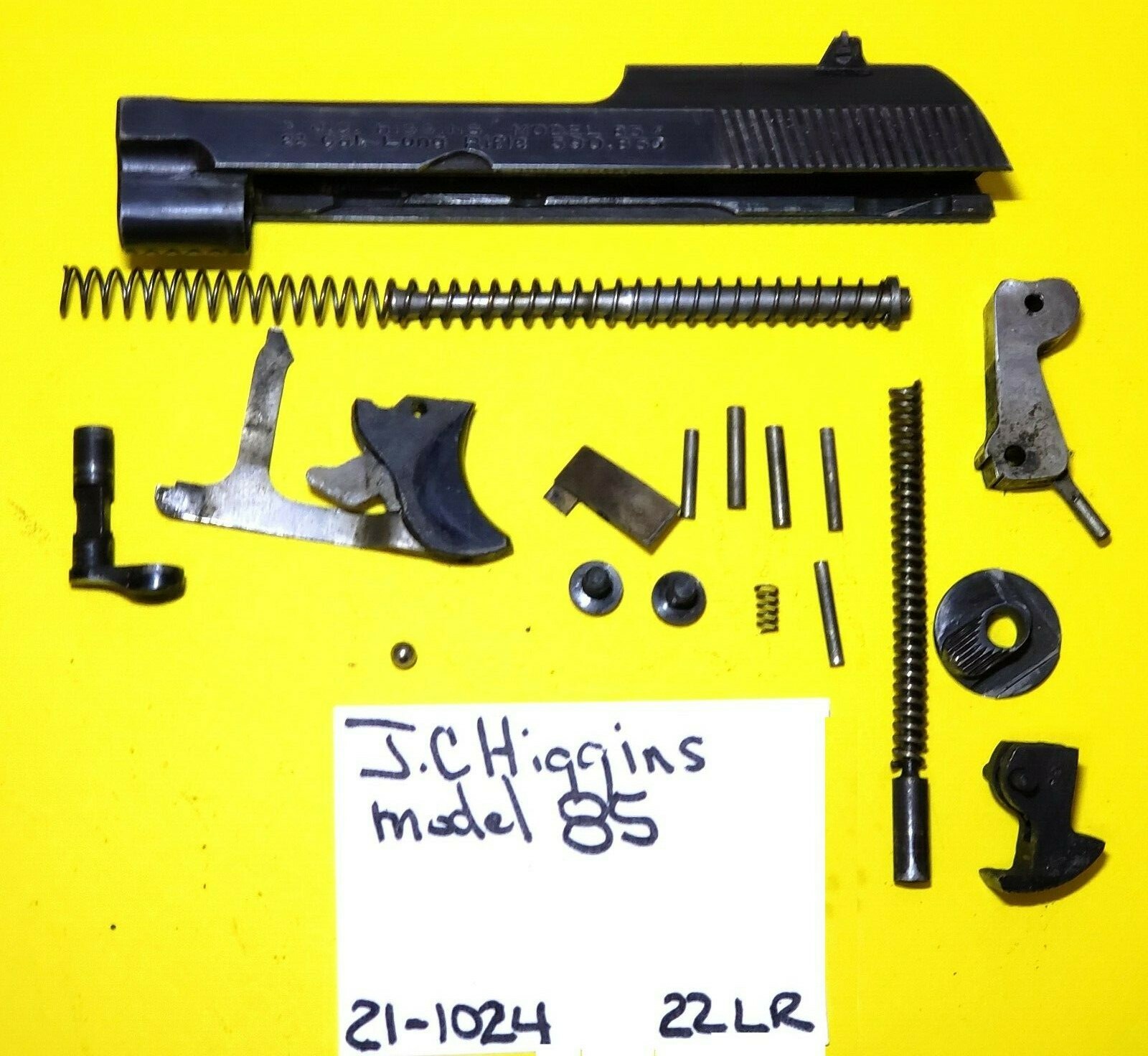 This is a JC Higgins Model 85 pistol in 22lr. ITEM # 18-1024 | eBay