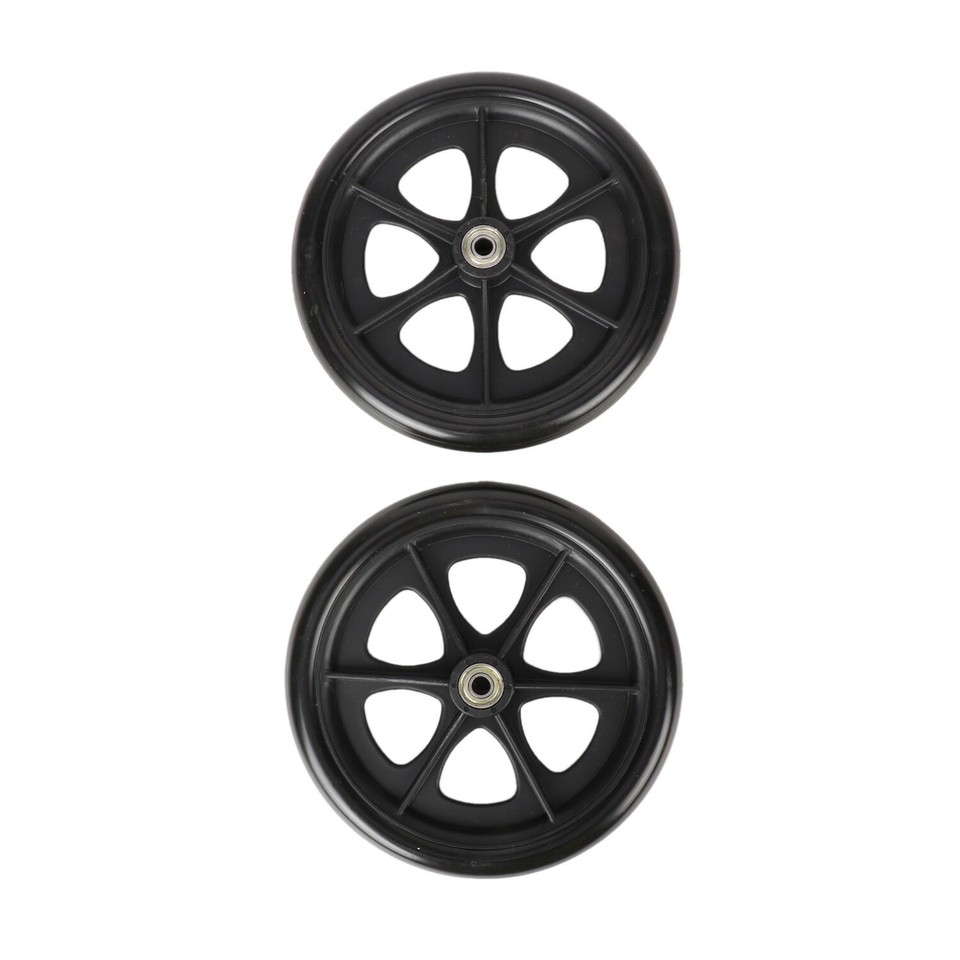 2PCS of 8 Inch Wheelchair Replacement Wheels Wheelchair Front Wheel | eBay