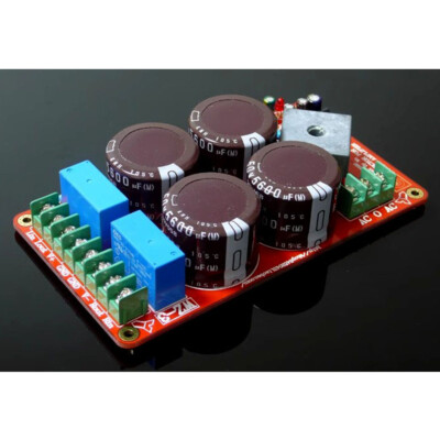 Amp Power Supply Rectifier Filter + UPC1237 Speaker Protection Circuit ...