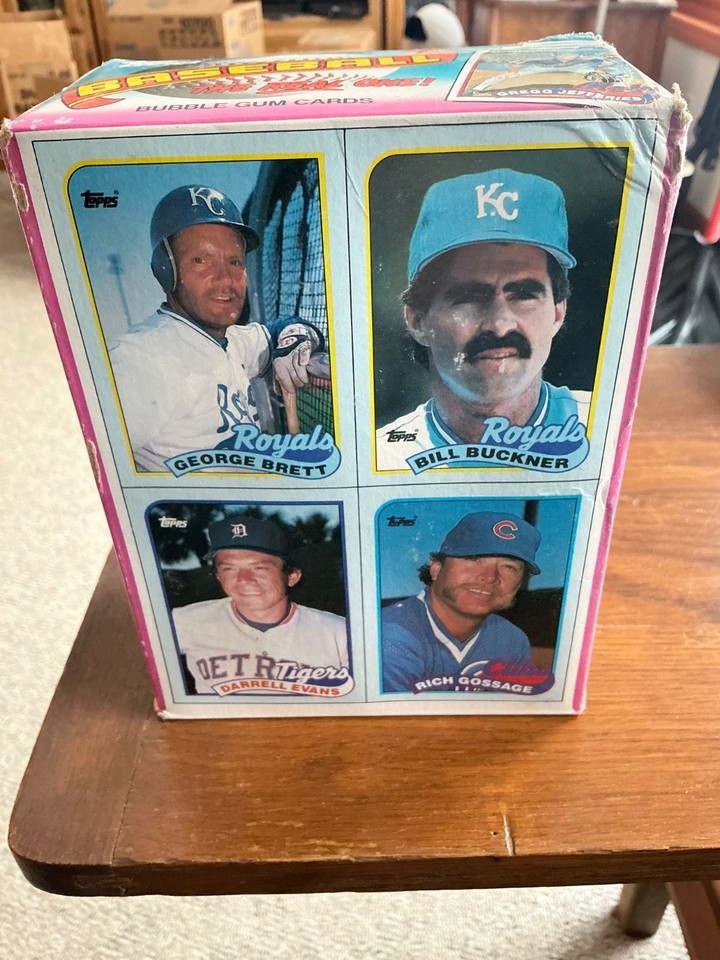 1989 TOPPS Baseball Box 36 Unopened Packs, 15 Cards/Pack, Randy Johnson ...