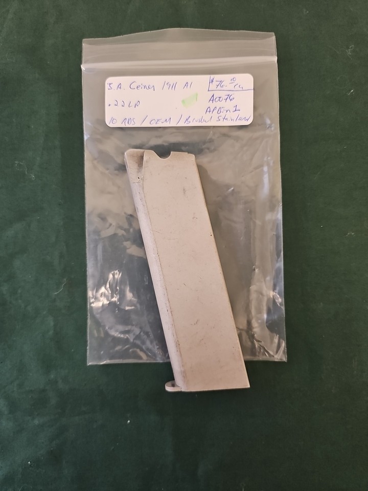 JA Ciener 1911 A1 .22 LR 10 Round Magazine 🇺🇸 Discontinued Factory ...