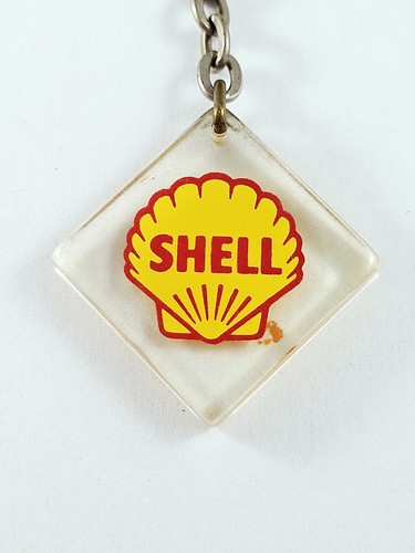 Keychain - 60s SHELL Logo - Garage, Oils - Vintage Gas Stations - | eBay