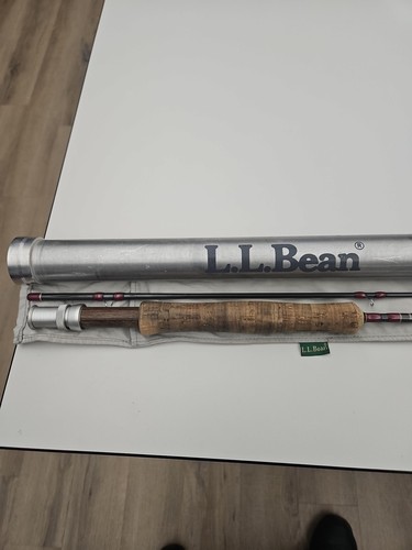 L.L. Bean 8' Fly Rod for 5/6 Line with Metal Tube & Rod Sock | eBay