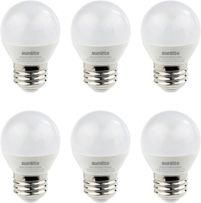 G16 LED Frosted Vanity Bulb 5W (40W Eqv) Medium Base - 3000K Warm White ...