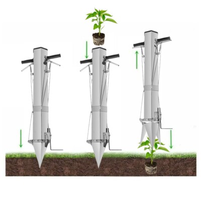 GARDEN METAL PRECISION SEEDER VEGETABLE HAND MANUAL PLANTER ...