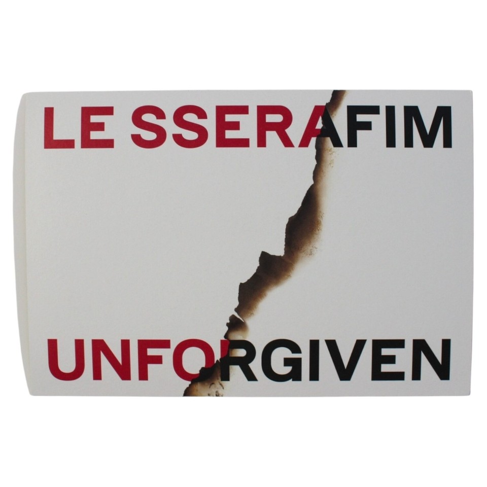 LE SSERAFIM "UNFORGIVEN" Postcard Album Inclusion Official Kpop ...