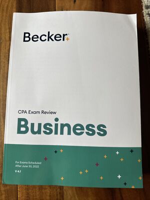 Becker Professional Education CPA Exam Review - V 4.1 Business Textbook ...